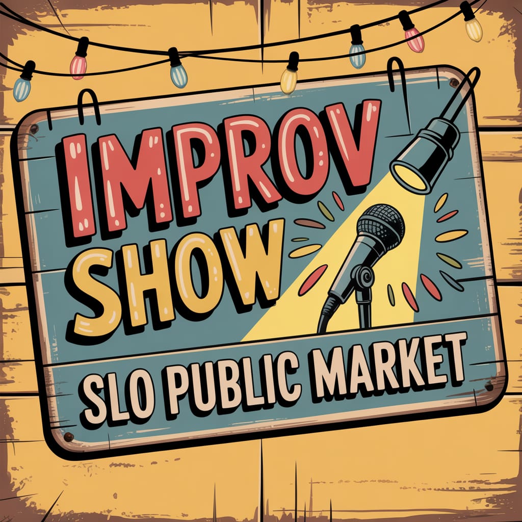 June Public Market Improv Show – Central Coast Comedy Theater